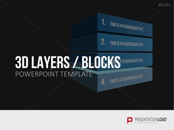 Layers / Blocks PowerPoint Template