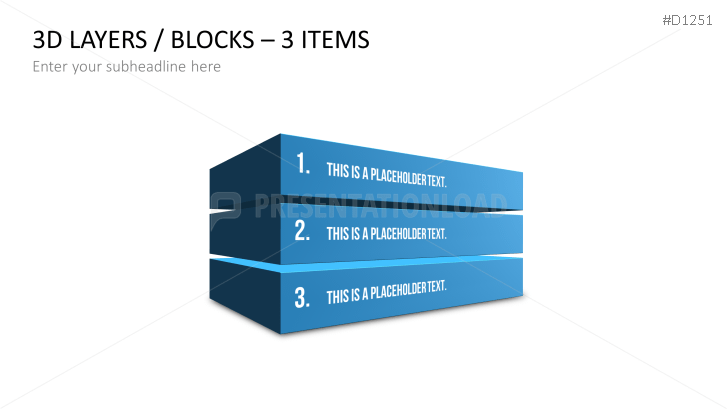 Layers / Blocks PowerPoint Template