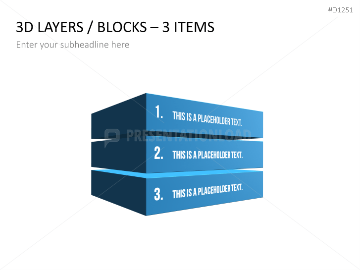 Layers / Blocks PowerPoint Template