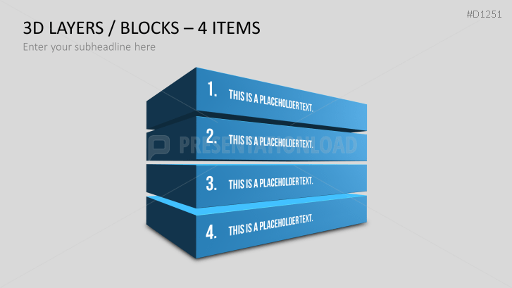 Layers / Blocks PowerPoint Template