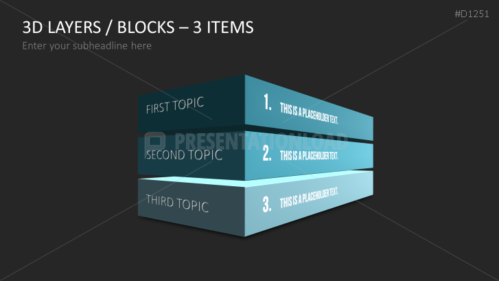 Layers / Blocks PowerPoint Template