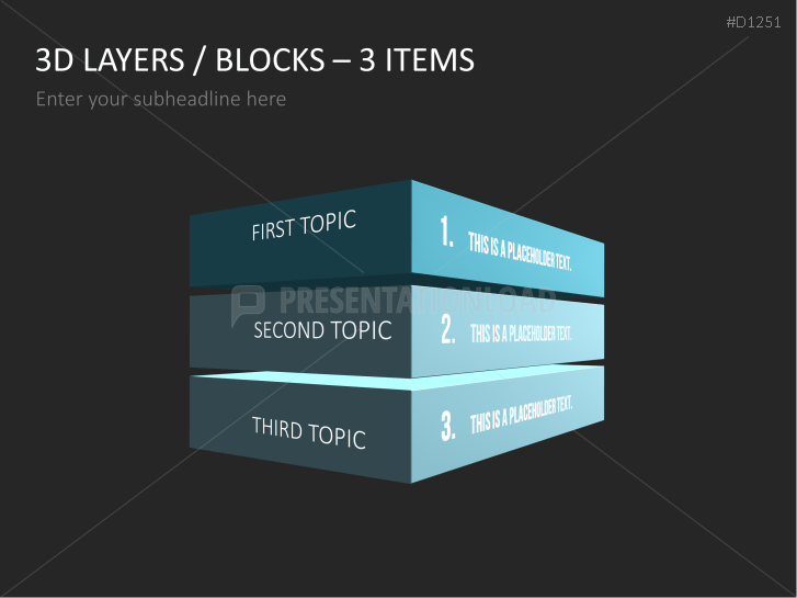 Layers / Blocks PowerPoint Template