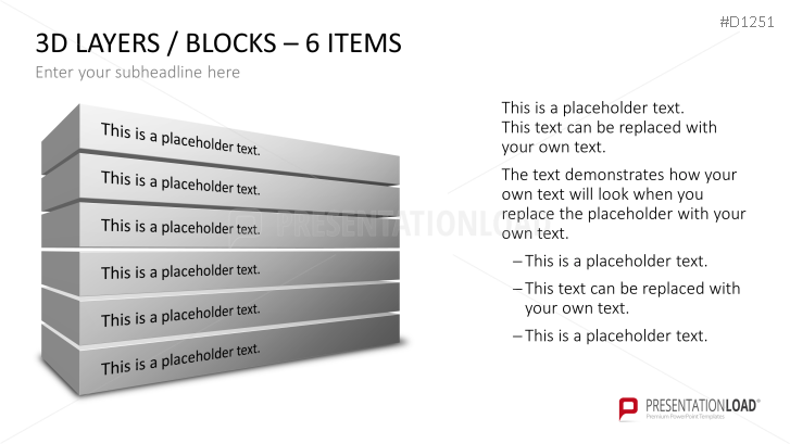 Layers / Blocks PowerPoint Template
