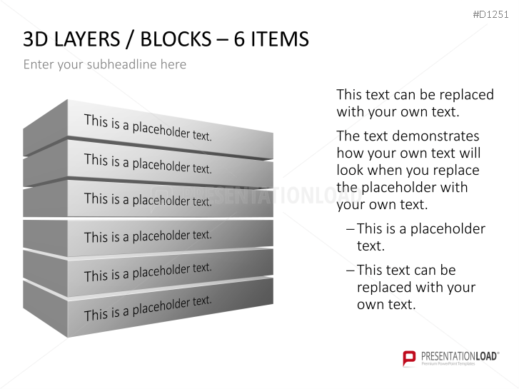 Layers / Blocks PowerPoint Template