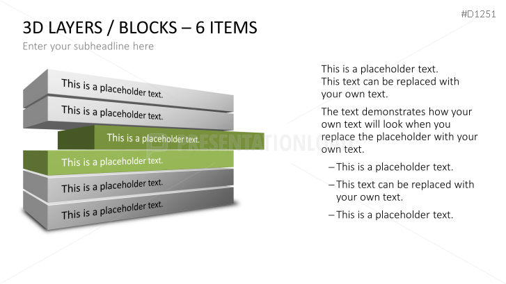 Layers / Blocks PowerPoint Template
