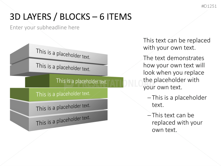 Layers / Blocks PowerPoint Template