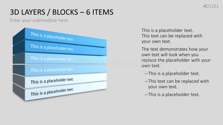Layers / Blocks PowerPoint Template