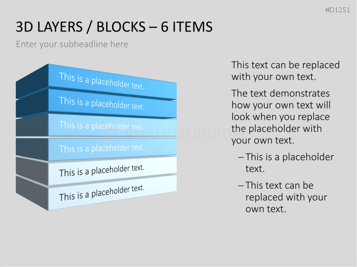 Layers / Blocks PowerPoint Template