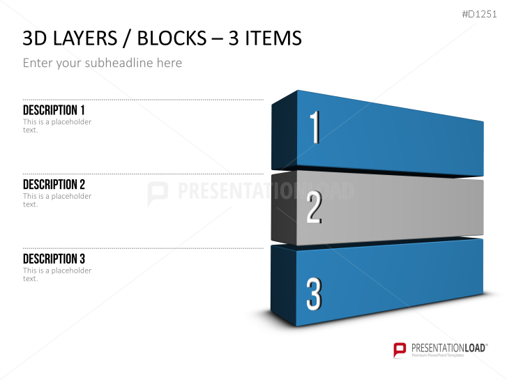 Layers / Blocks PowerPoint Template