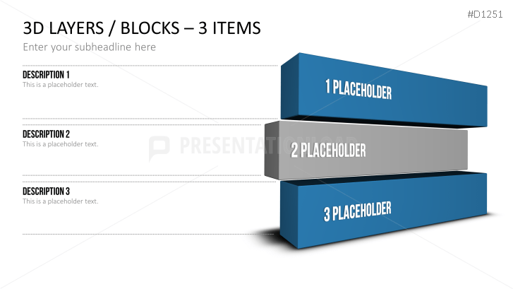 Layers / Blocks PowerPoint Template