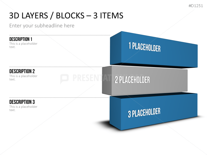 Layers / Blocks PowerPoint Template