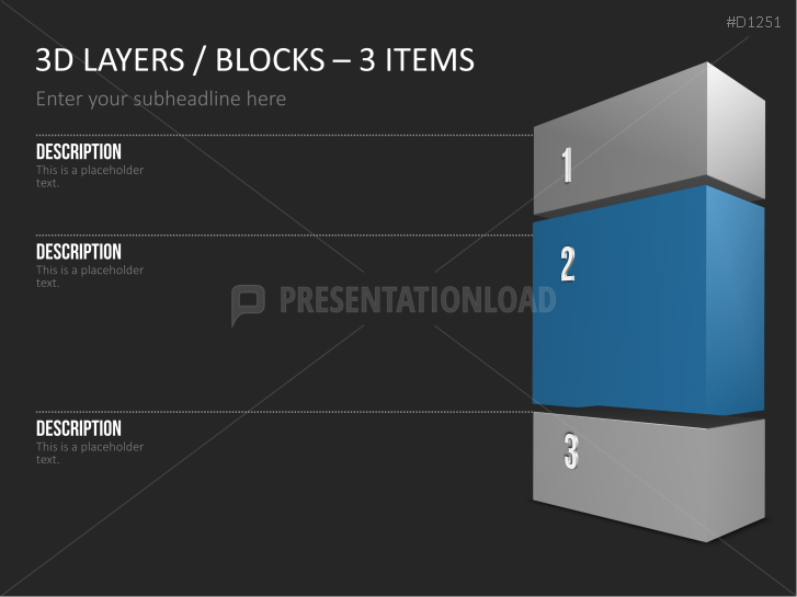 Layers / Blocks PowerPoint Template
