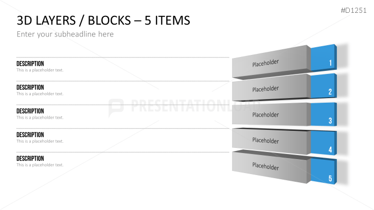 Layers / Blocks PowerPoint Template