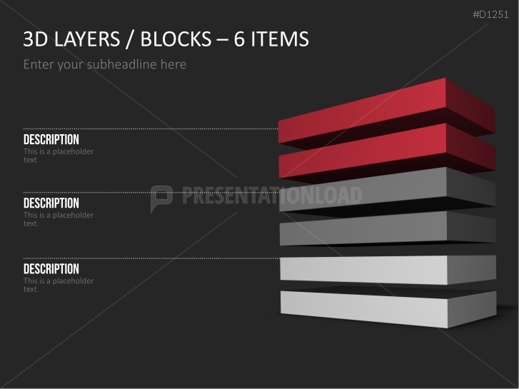 Layers / Blocks PowerPoint Template