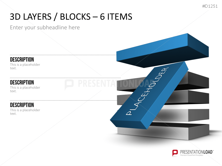 Layers / Blocks PowerPoint Template