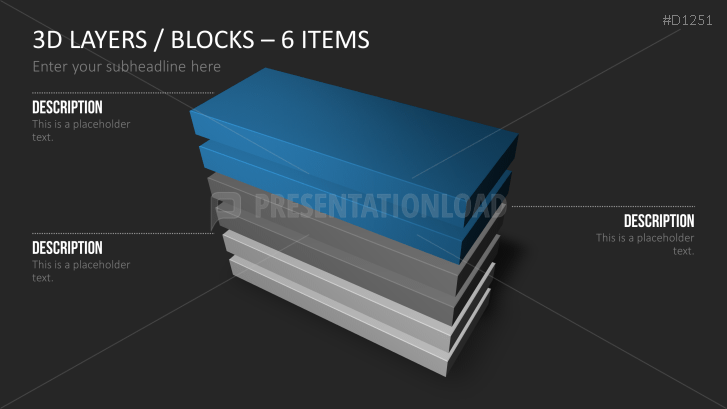 Layers / Blocks PowerPoint Template