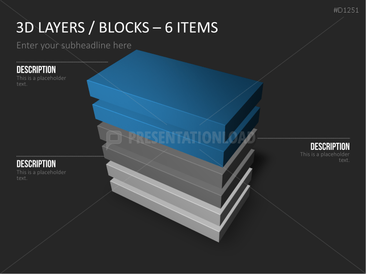 Layers / Blocks PowerPoint Template