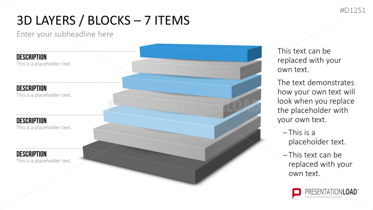 Layers / Blocks PowerPoint Template
