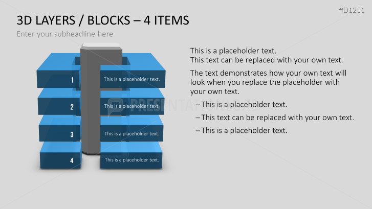 Layers / Blocks PowerPoint Template