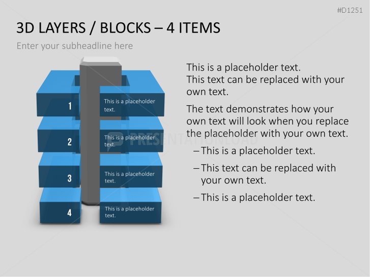 Layers / Blocks PowerPoint Template