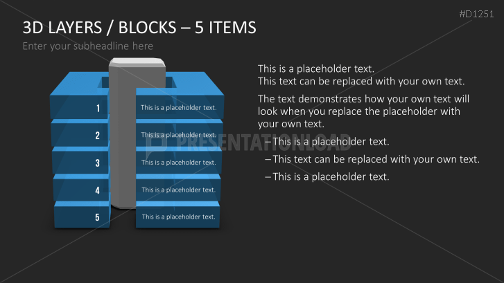 Layers / Blocks PowerPoint Template