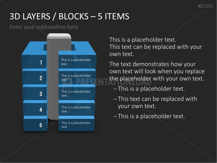 Layers / Blocks PowerPoint Template