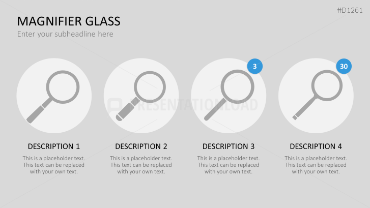 Magnifier Charts | PowerPoint Templates | PresentationLoad