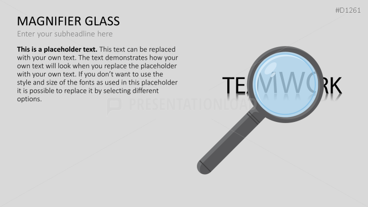Magnifier Charts | PowerPoint Templates | PresentationLoad
