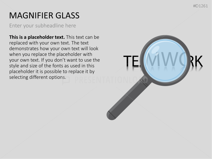 Magnifier Charts | PowerPoint Templates | PresentationLoad