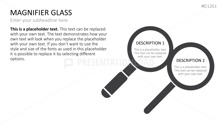 Lupe | PowerPoint Vorlage | PresentationLoad