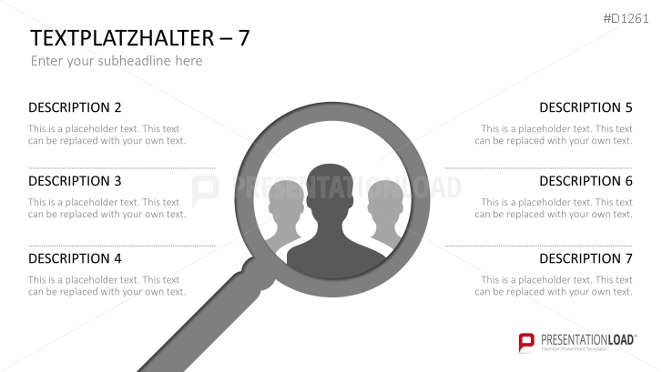 Magnifier Charts | PowerPoint Templates | PresentationLoad