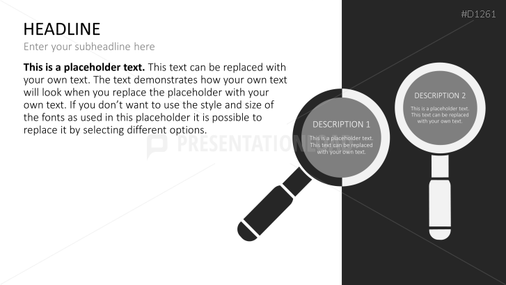 Lupe | PowerPoint Vorlage | PresentationLoad