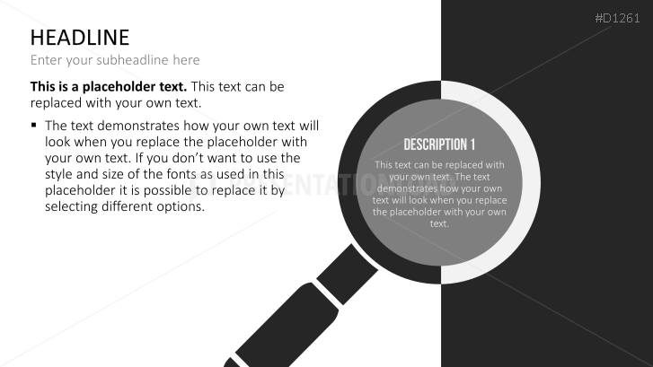 Lupe | PowerPoint Vorlage | PresentationLoad