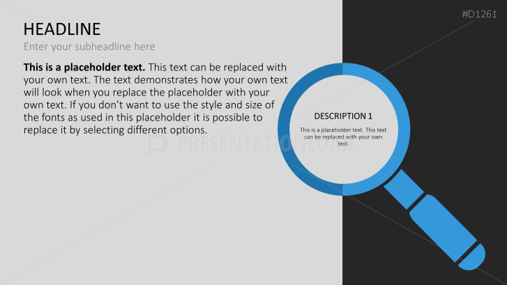 Lupe | PowerPoint Vorlage | PresentationLoad