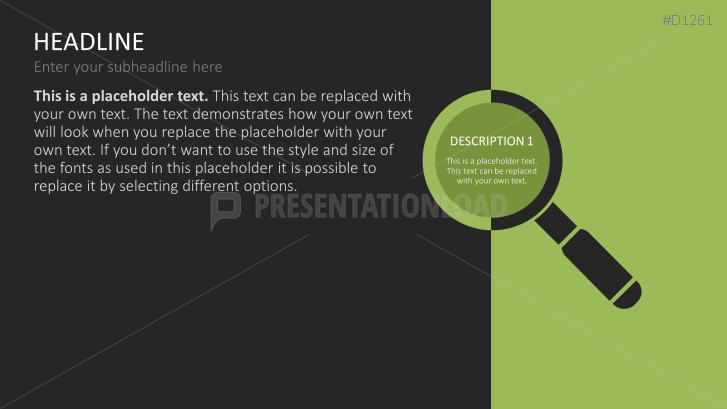 Lupe | PowerPoint Vorlage | PresentationLoad