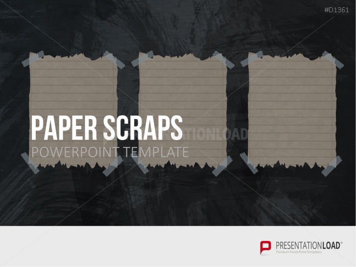 Scrap Papers and Sticky-Notes | PowerPoint Templates | PresentationLoad