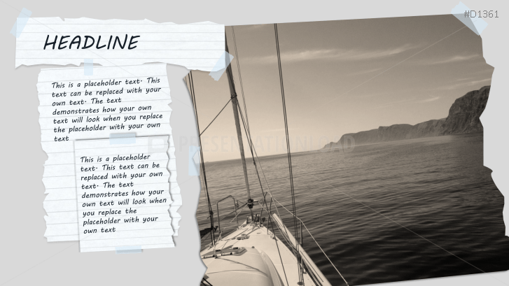 Scrap Papers and Sticky-Notes | PowerPoint Templates | PresentationLoad