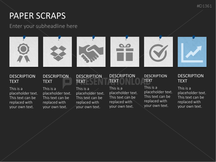 Scrap Papers and Sticky-Notes | PowerPoint Templates | PresentationLoad