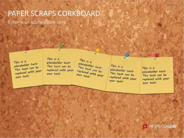 Scrap Papers and Sticky-Notes | PowerPoint Templates | PresentationLoad