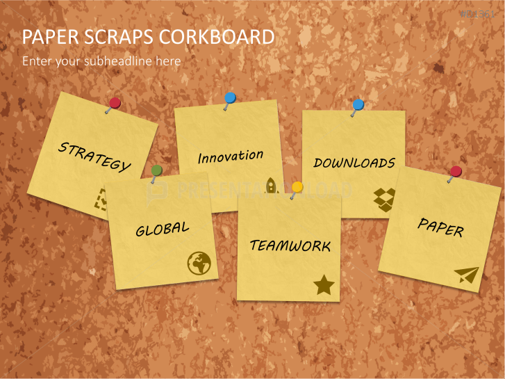 Scrap Papers and Sticky-Notes | PowerPoint Templates | PresentationLoad