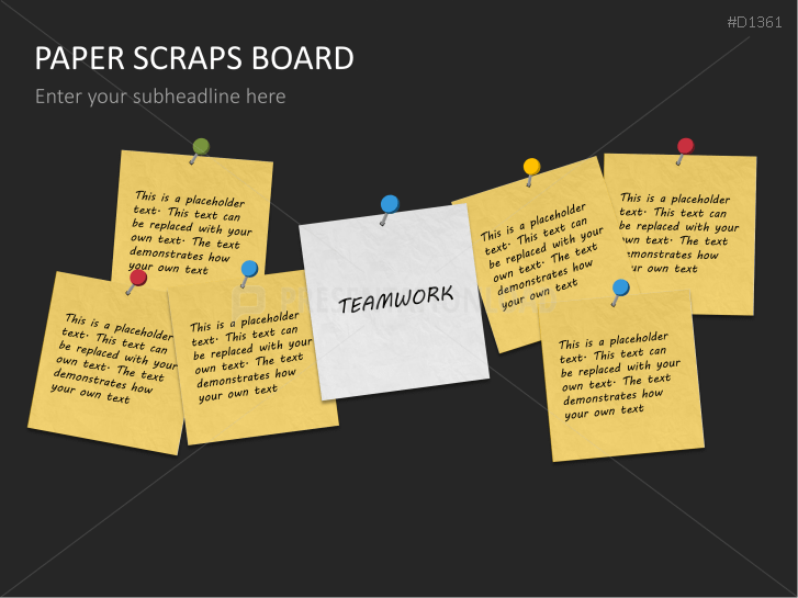 Scrap Papers and Sticky-Notes | PowerPoint Templates | PresentationLoad