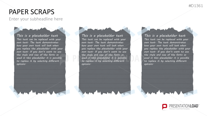 Scrap Papers and Sticky-Notes | PowerPoint Templates | PresentationLoad