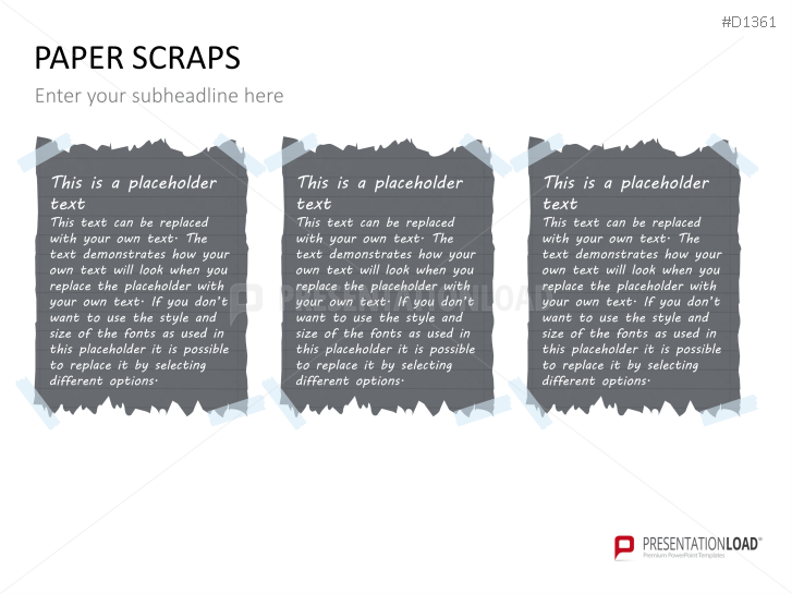 Scrap Papers and Sticky-Notes | PowerPoint Templates | PresentationLoad