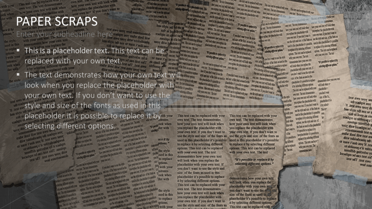 Scrap Papers and Sticky-Notes | PowerPoint Templates | PresentationLoad