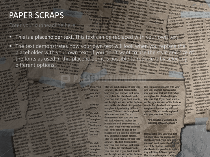 Scrap Papers and Sticky-Notes | PowerPoint Templates | PresentationLoad