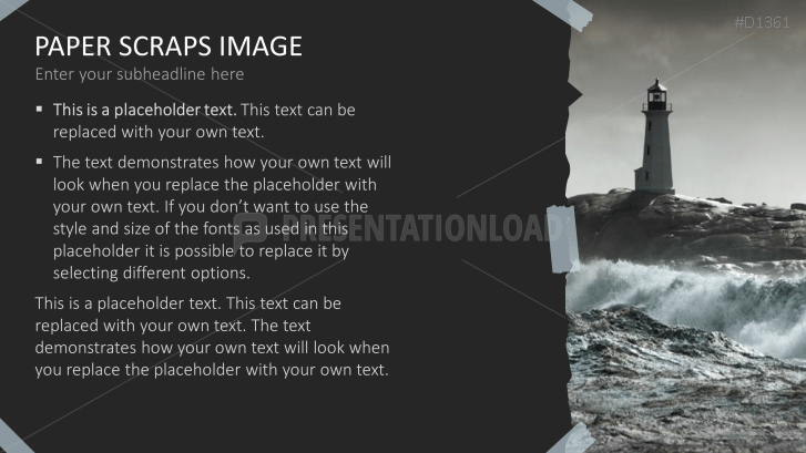 Scrap Papers and Sticky-Notes | PowerPoint Templates | PresentationLoad