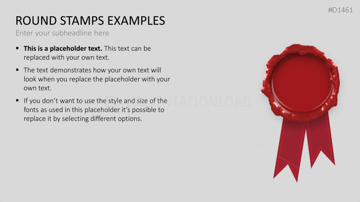 Stamps and Seals | PowerPoint Templates | PresentationLoad