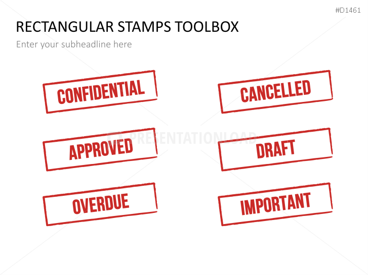 Stamps and Seals | PowerPoint Templates | PresentationLoad