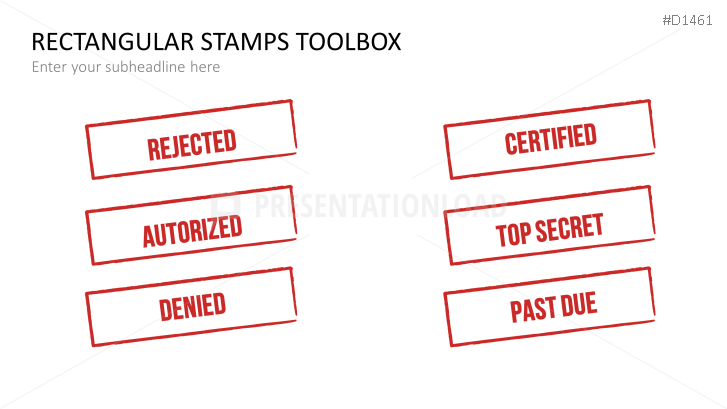 Stamps and Seals | PowerPoint Templates | PresentationLoad
