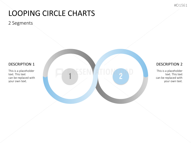 Circle Charts PowerPoint Template - Looping